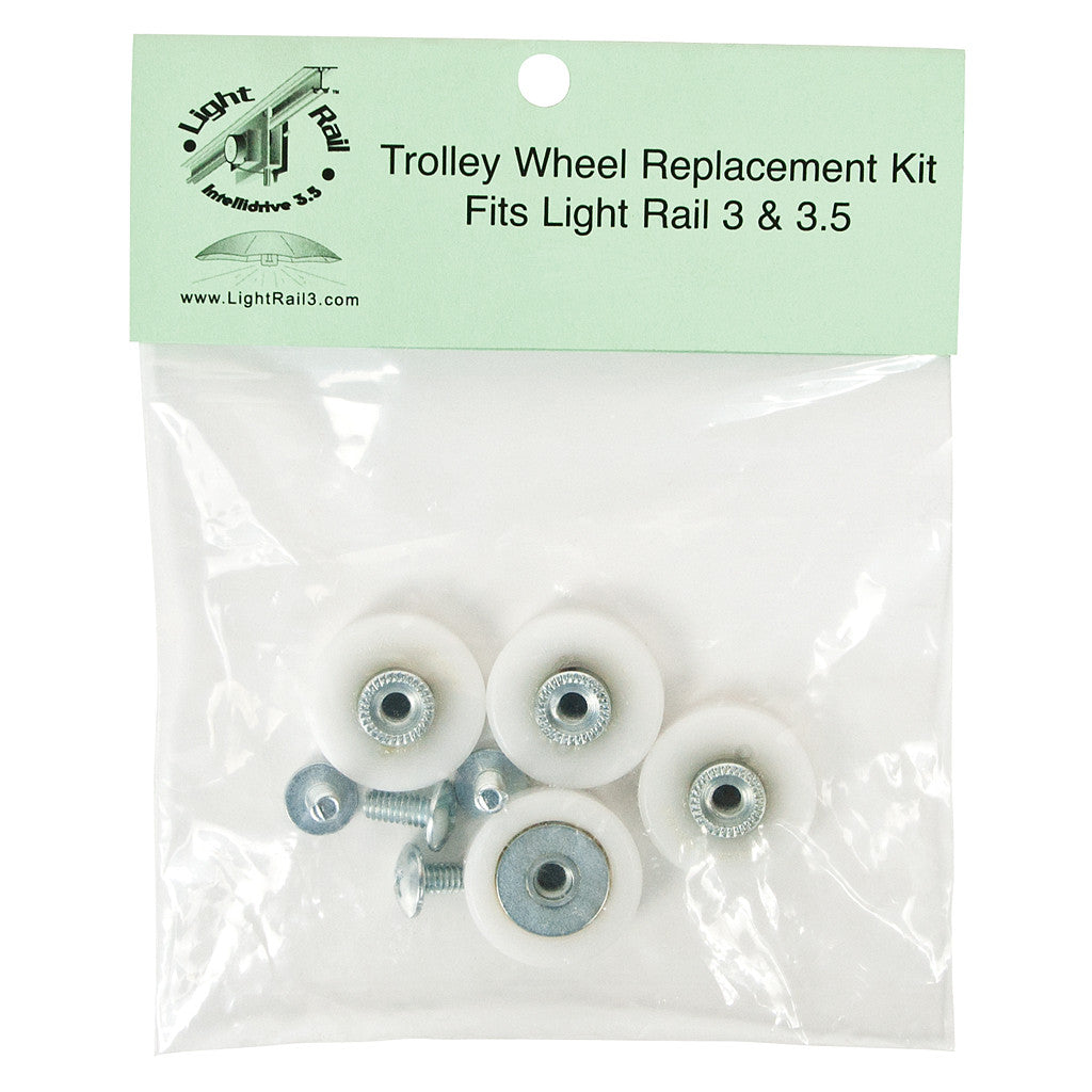 Light Rail 3.5 / 4 Replacement Trolley Wheel Kit – capcityhydro